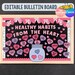 Heart Month/february Health Bulletin Board/door Decor Kit for Nurses ...