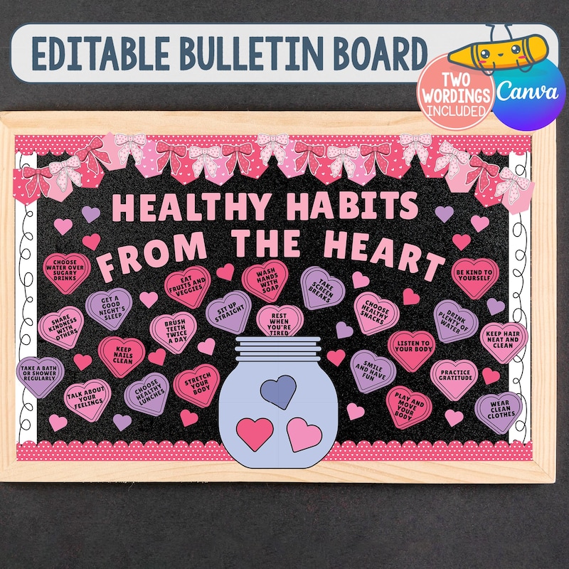 Heart Healthy Bulletin Boards - Etsy