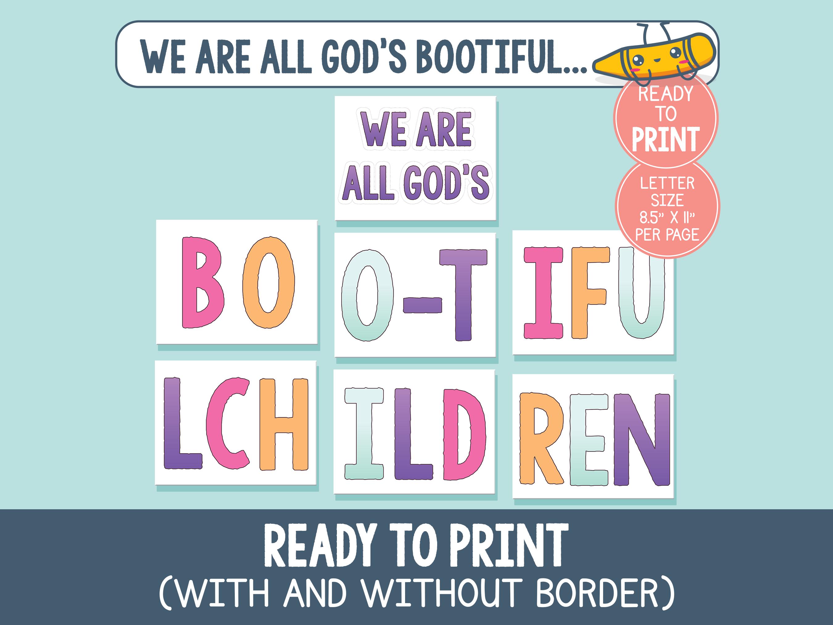 Christian Halloween Bulletin Board Kit, Printable Religious Halloween ...