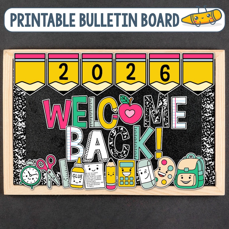 Welcome Back to School Bulletin Board - Etsy