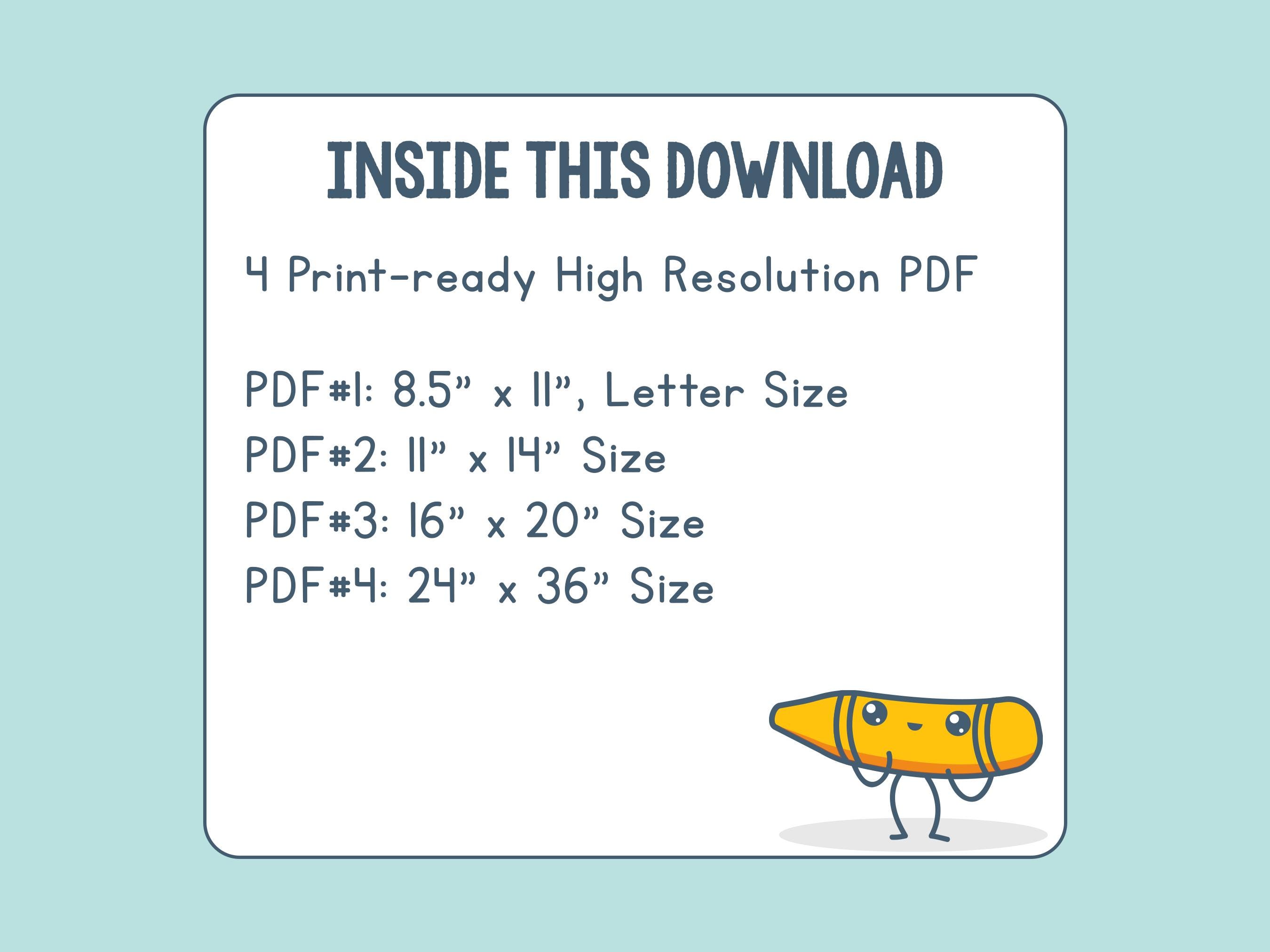 Positive Affirmation Printable, Groovy Classroom Decor, Growth Mindset ...