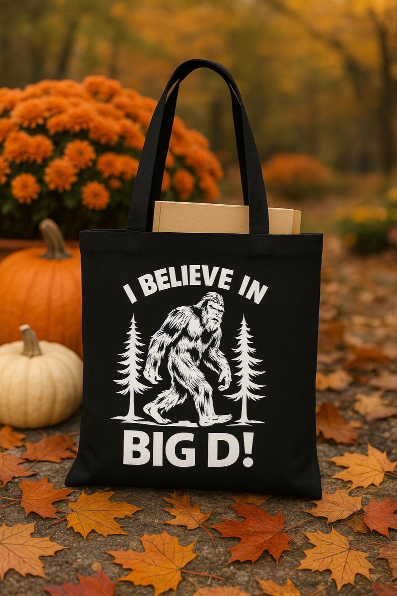 Funny Bigfoot Tote Bag: Spicy Romance, Cryptid Lover Gift - Etsy