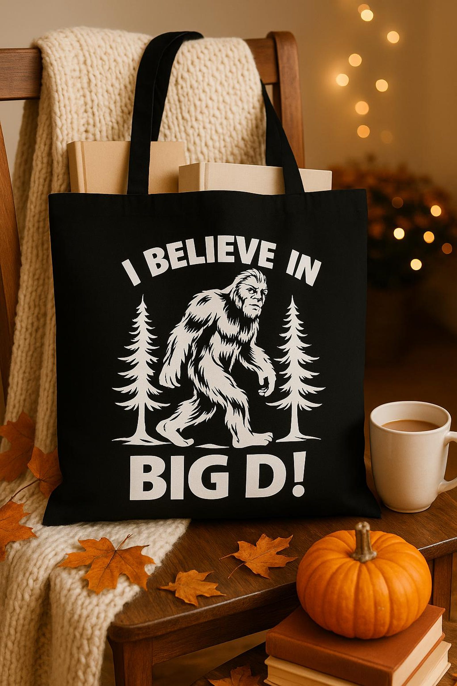 Funny Bigfoot Tote Bag: Spicy Romance, Cryptid Lover Gift - Etsy