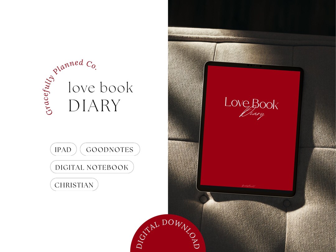 Digital Notebook Journal Goodnotes iPad Notebook Digital Diary - Etsy