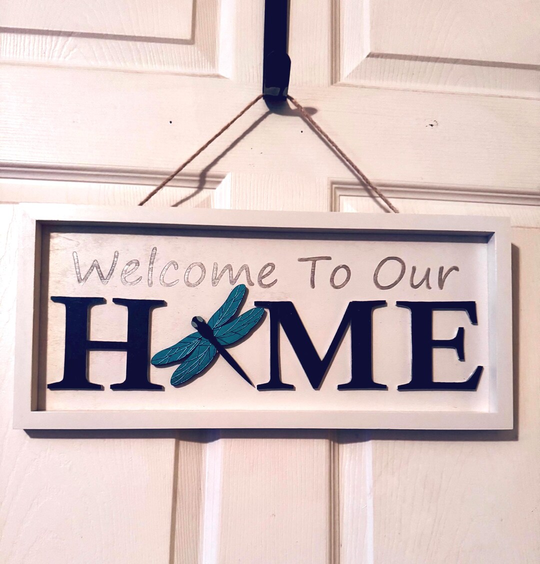 Welcome to Our Home 18x8 Sign - Etsy