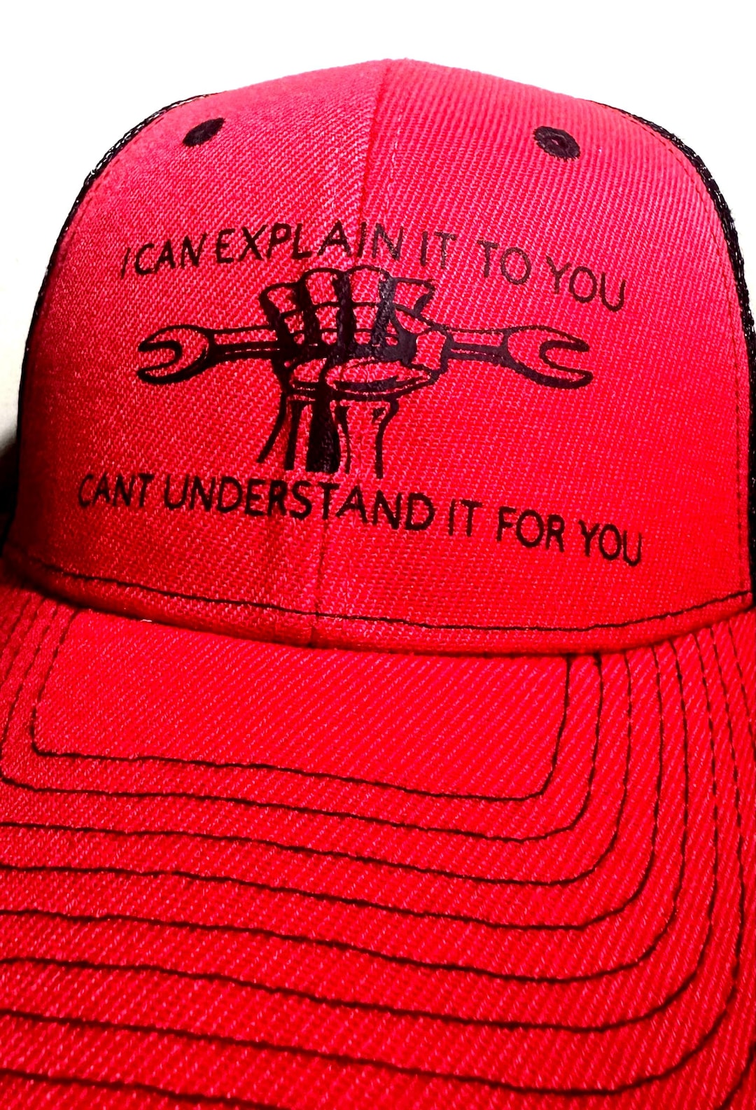 Mechanic Snapback Hat, Technician Snapback Hat, Snarky Hats, Dad ...