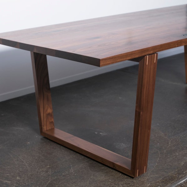 Walnut Dining Table - Etsy