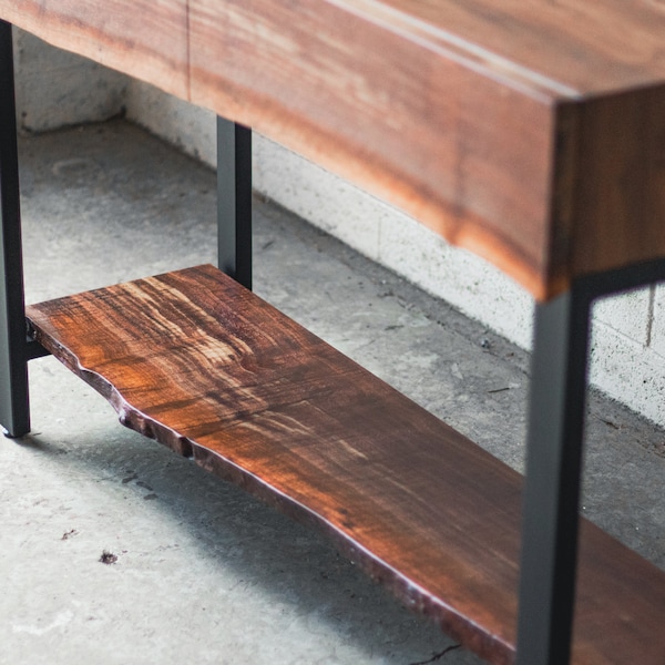 Live Edge Console - Etsy