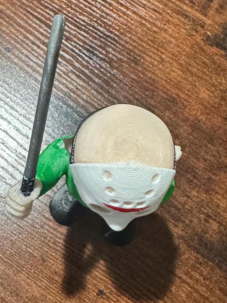 Jason Horror Character Figure With Iconic Green Jacket and Hockey Mask ...