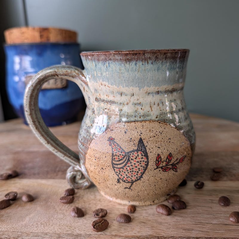Hand Thrown Mugs 16oz - Etsy UK