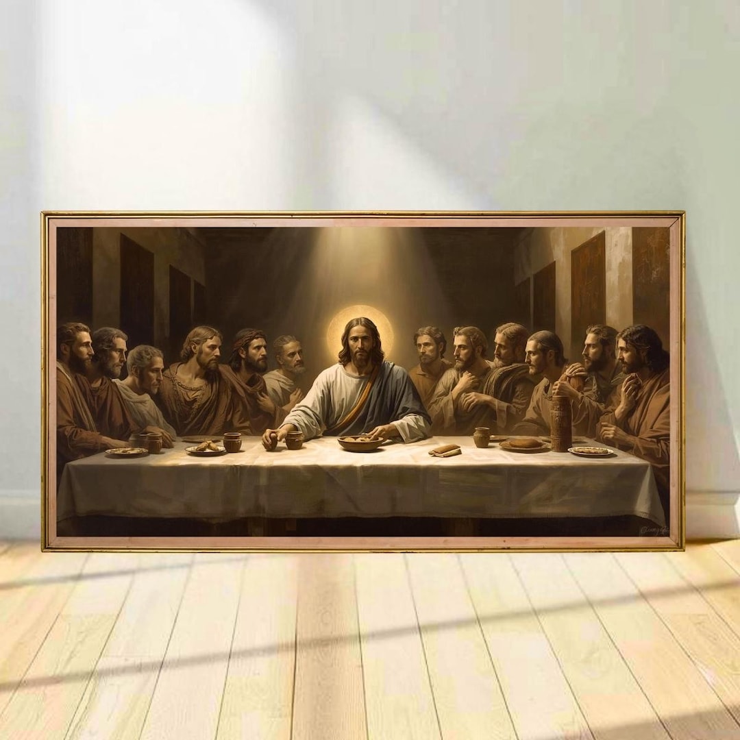 The Last Supper - Last Supper in Realism Style Printable Wall Art ...