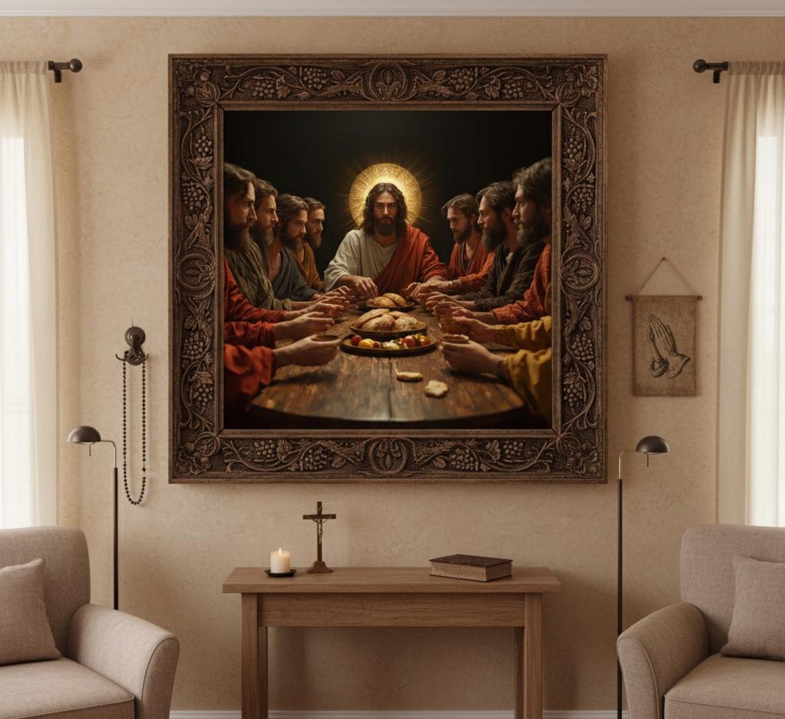 Printable Christ Appears to Seven Disciples Wall Art Digital Download ...