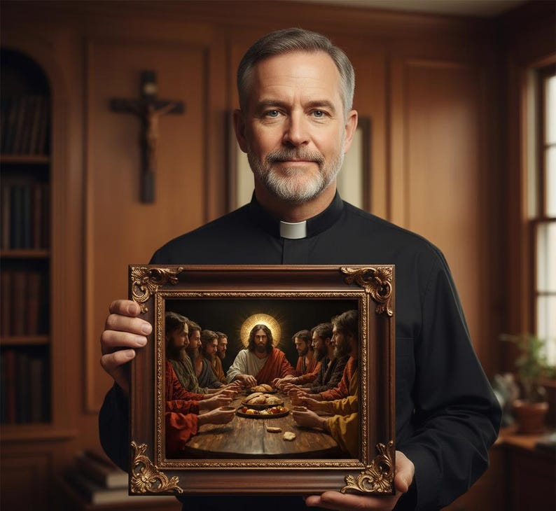Christ Appears to Seven Disciples Printable Art | Christ With Seven ...