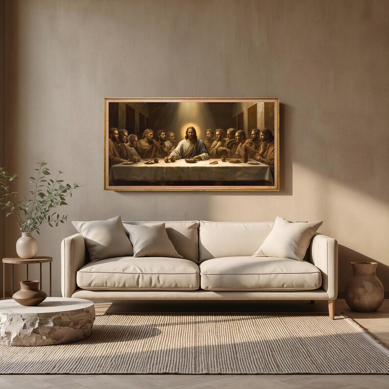 The Last Supper - Last Supper - Realism Style Printable Wall Art ...