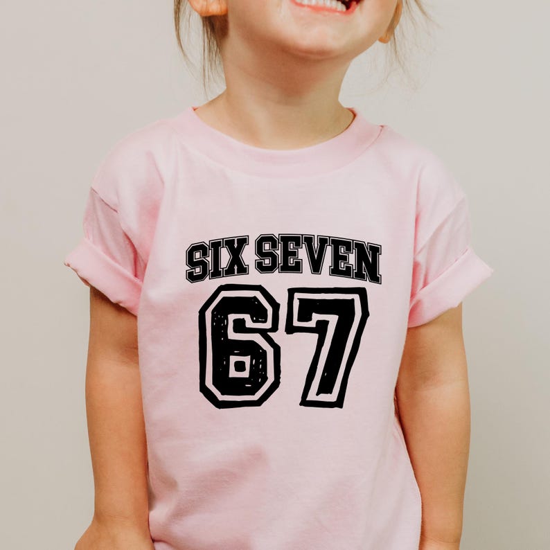 Six Seven Meme DTF Heat Transfer Print: Funny Trendy 6 7 Design - Etsy