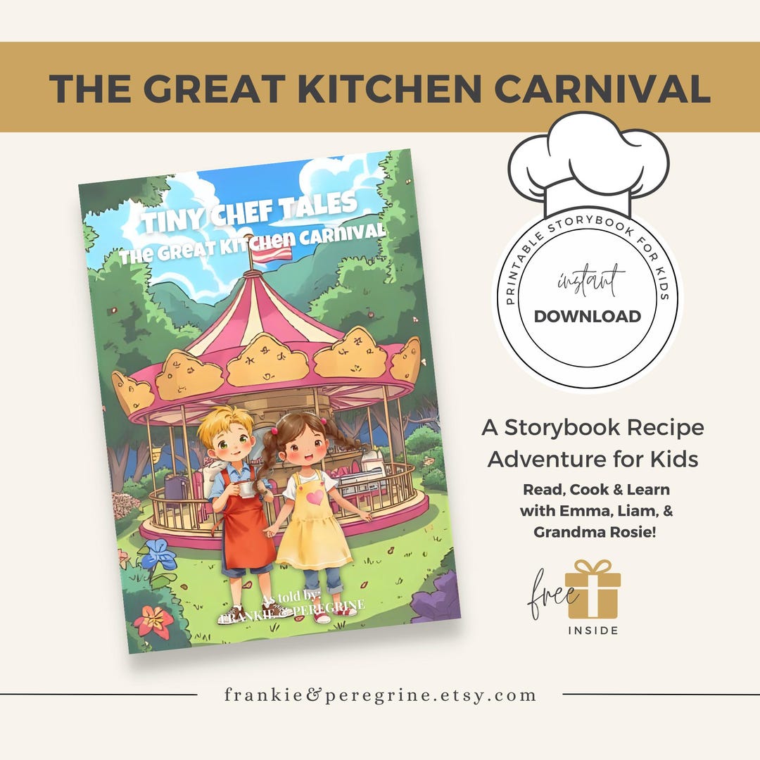 Kids Cooking Storybook: Kitchen Carnival Recipes, Printable Activities ...