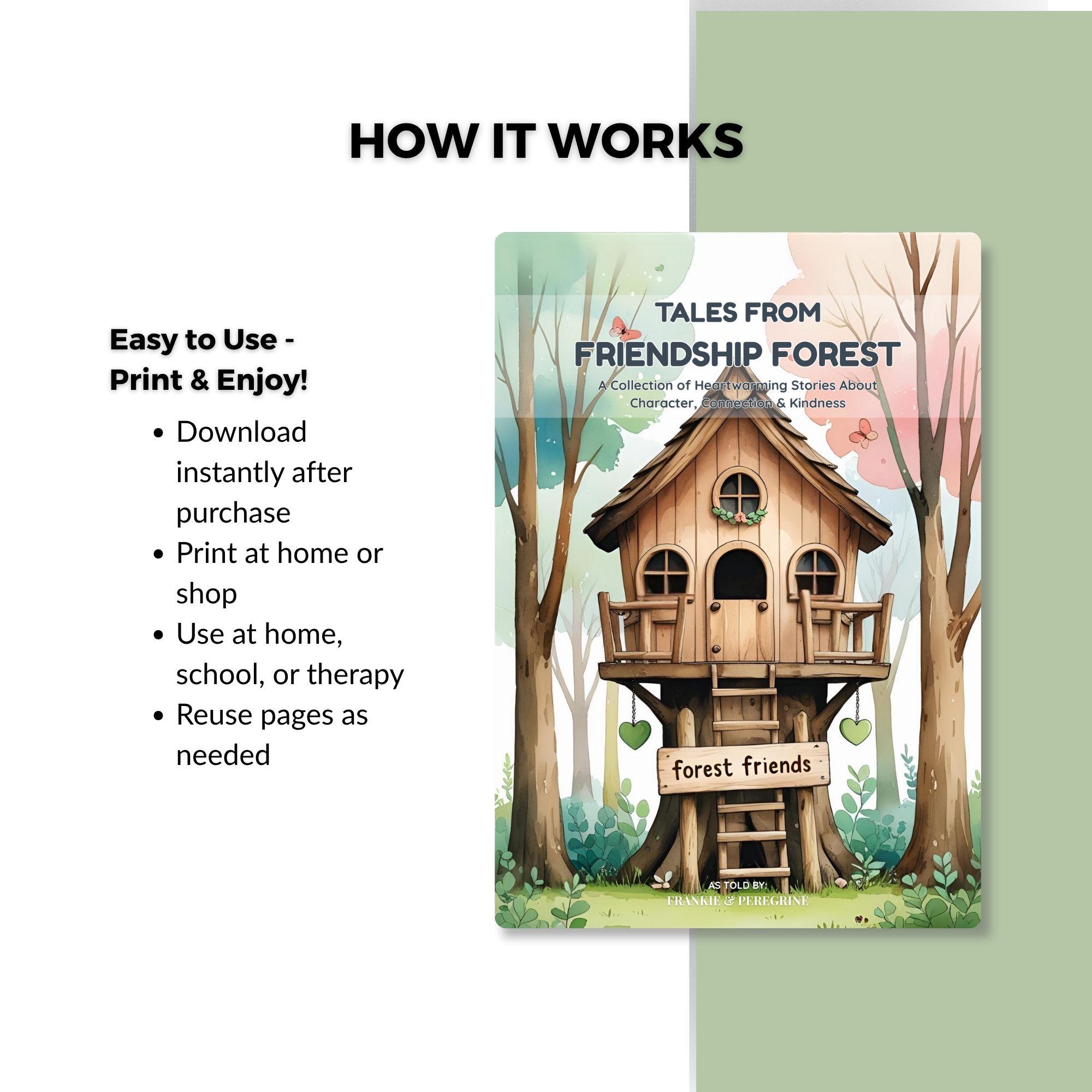 Preschool SEL Story Bundle: 10 Friendship Forest Tales for Building ...