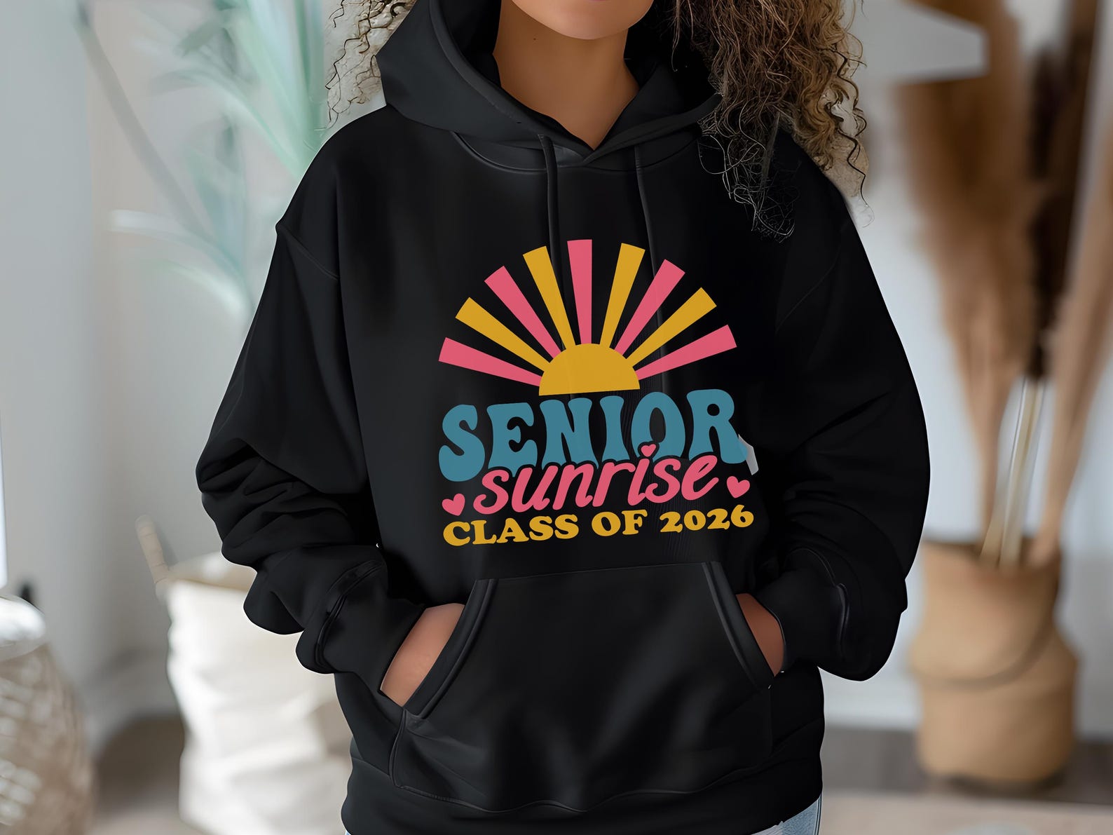 Senior Sunrise 2026 PNG: Retro Boho Graduation Shirt Design (digital ...