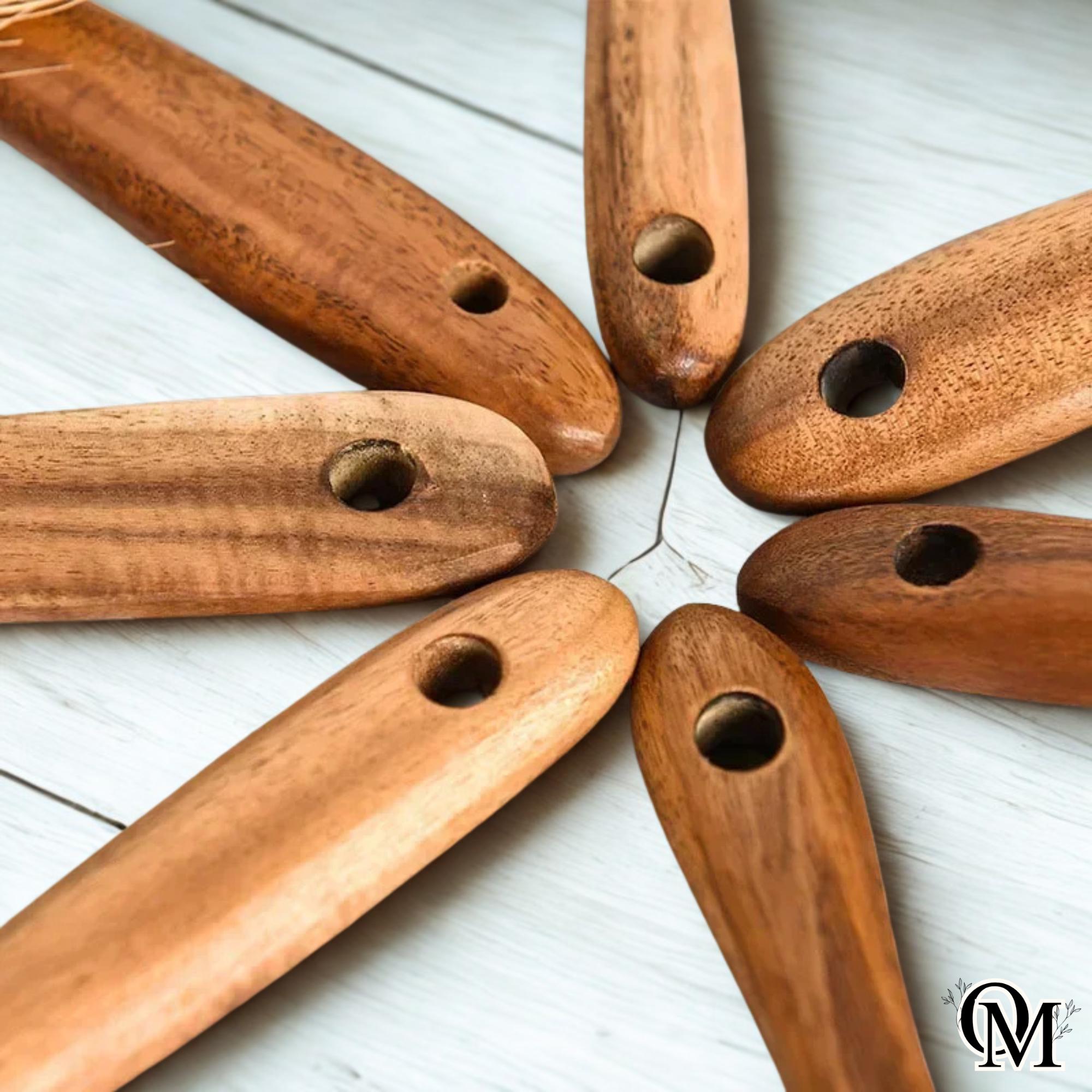 Teak Wood Cooking Utensil Set: 7-piece Handmade Kitchen Tools - Etsy