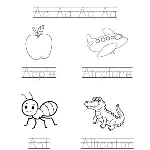 A to Z Alphabet Coloring Pages for Kids – 26 Printable Worksheets ...