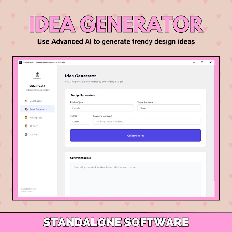 Embroidery Pricing Tool Embroidery Design Analyzer Business Assistant ...