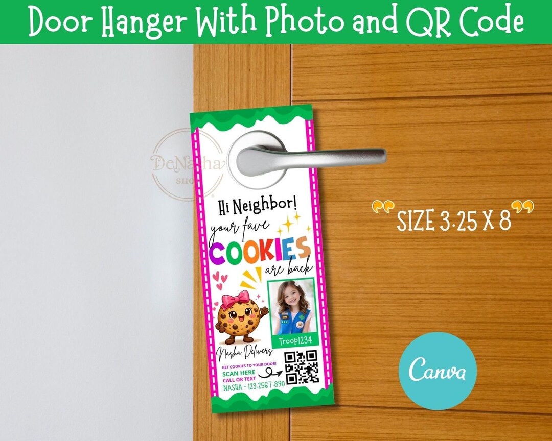 2026 Scout Cookie Door Hanger | Scout Cookie Door Hanger Printable With ...