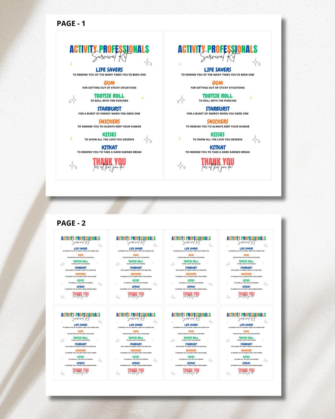 Editable School Counselor Survival Kit | Printable Gift Tags (digital ...
