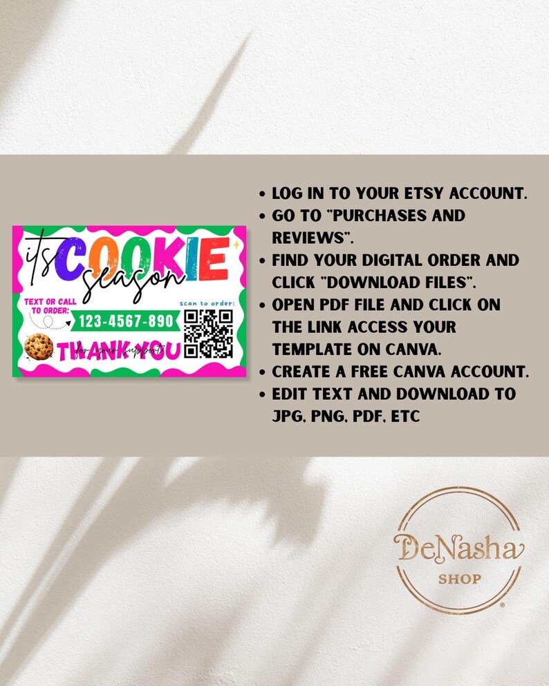 2026 Scout Cookie Car Magnetic Decal With QR Code |girl Cookie 2026 Car ...