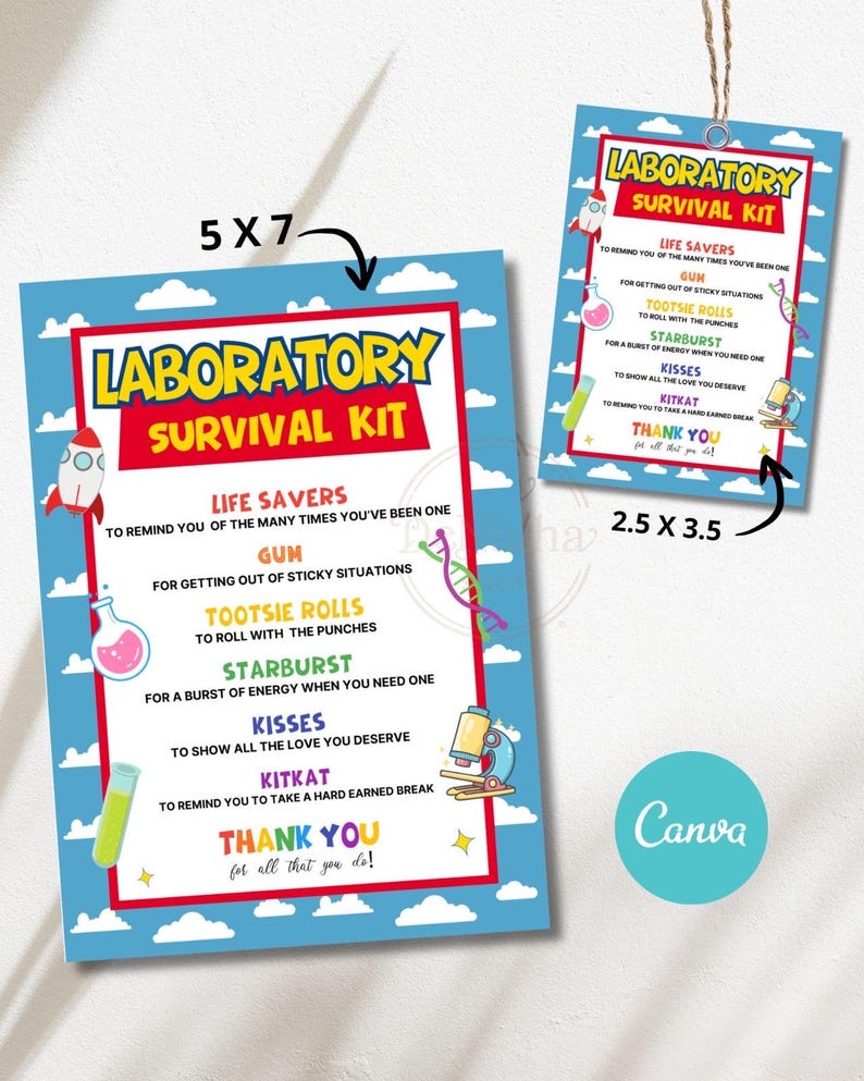 Lab Week 2026 Printable Survival Kit | Lab Story to Infinity and Beyond ...