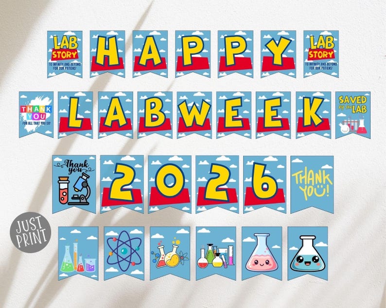 Lab Week Banner 2026: Lab Story Theme (digital Download) - Etsy