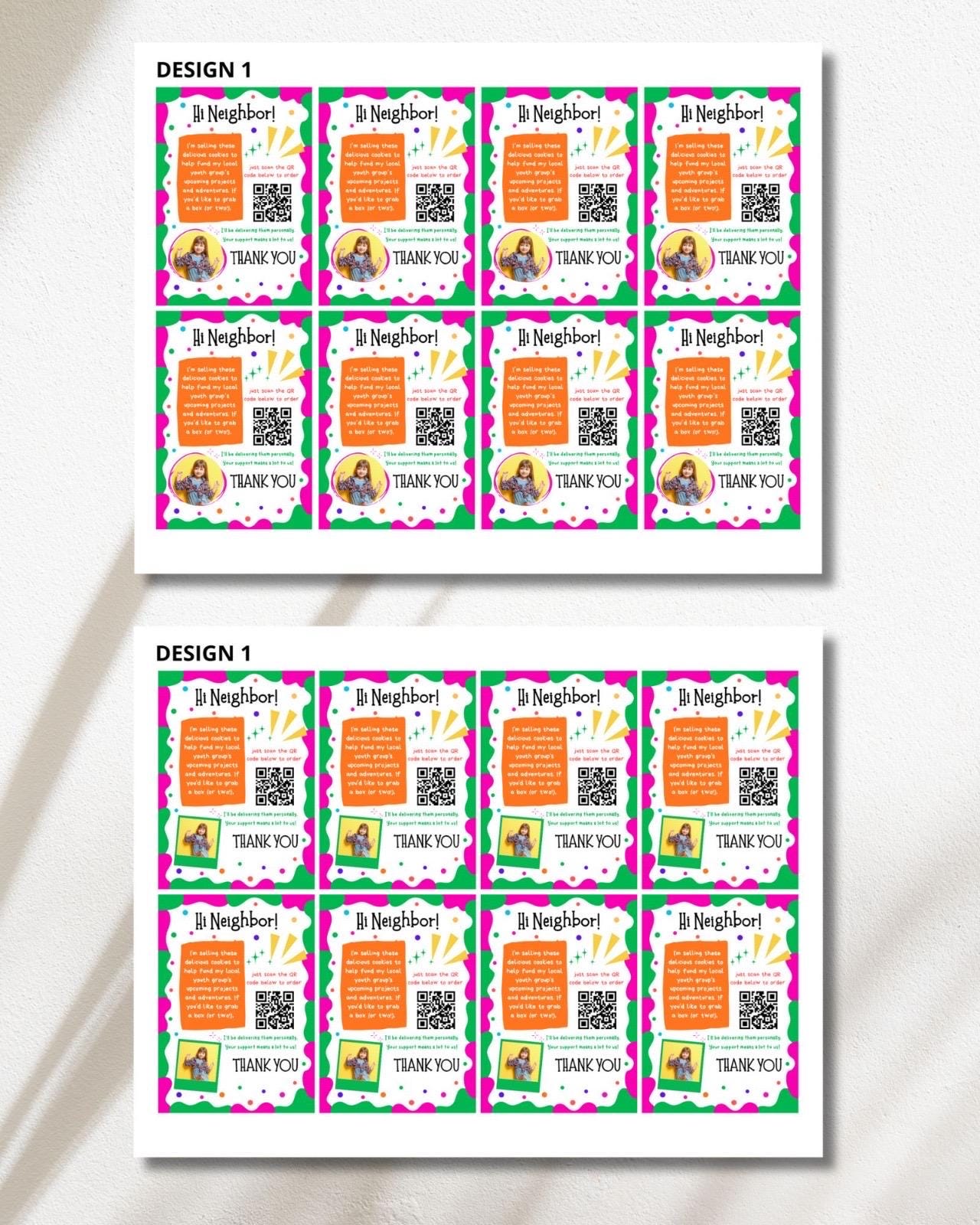 Scout Cookie Sales Template | Scout Cookie Door Hanger Printable With ...