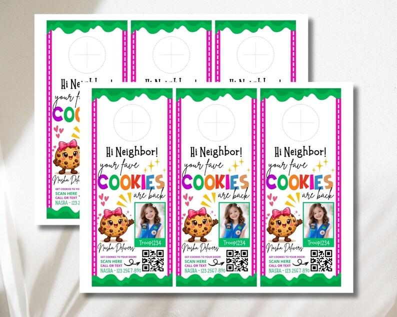 2026 Scout Cookie Door Hanger | Scout Cookie Door Hanger Printable With ...