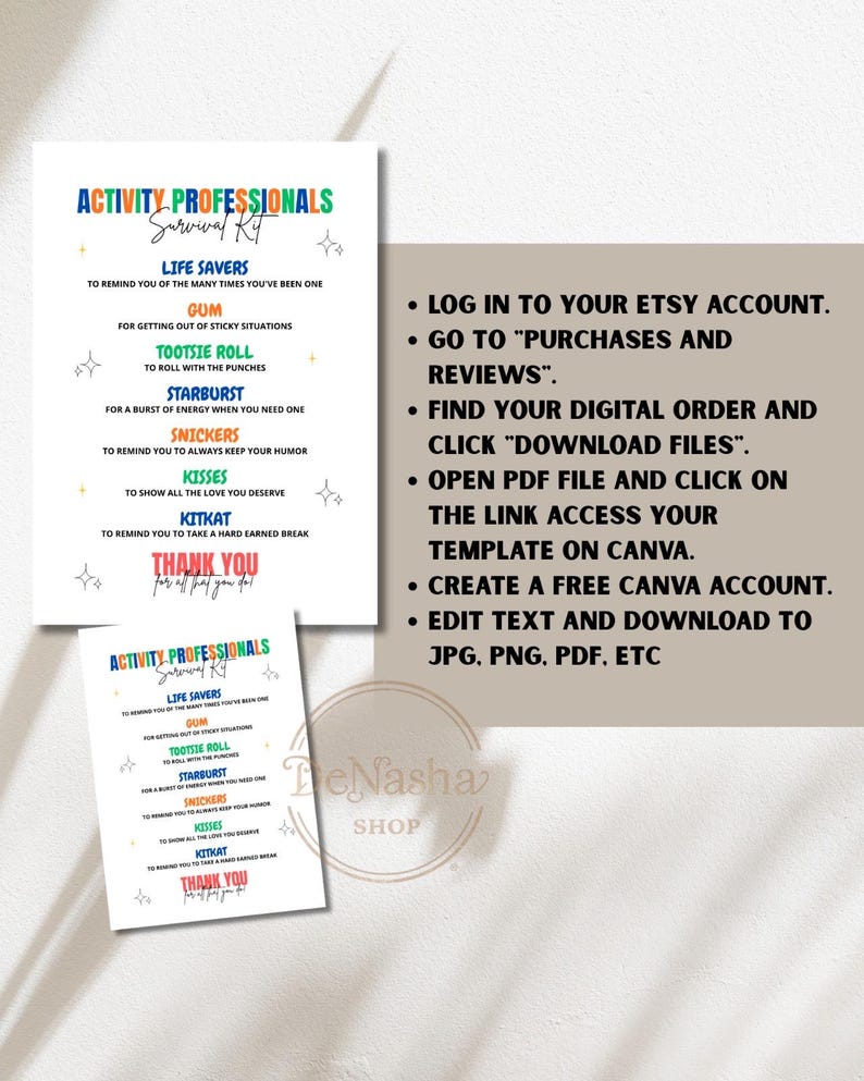 Editable School Counselor Survival Kit | Printable Gift Tags (digital ...