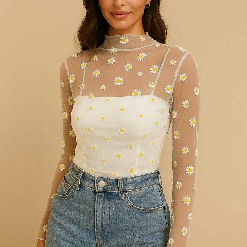 Durchsichtige bluse - Etsy.de