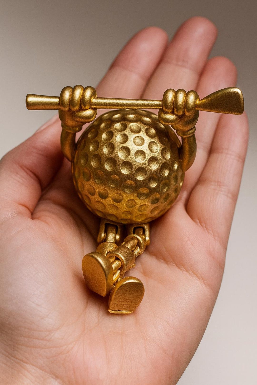 Articulated Golf Ball STL for 3D Printing | Articulated Golf Figure ...