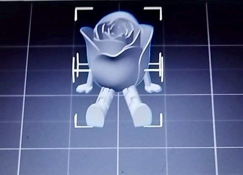 Articulated 3D Rose for Valentine's Day | Valentine Gift | Custom 3D ...