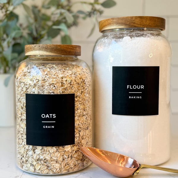 Flour Label - Etsy