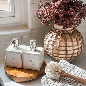 Modern Hand Dish Soap Labels Water and Oil Resistant Stickers by the ...