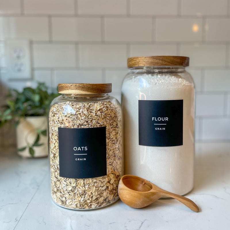 Custom Pantry Labels - Etsy