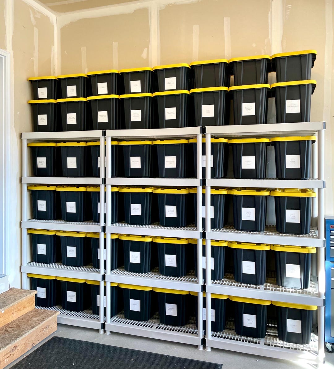 Garage Labels • Modern Collection • Water and Oil Resistant Stickers ...