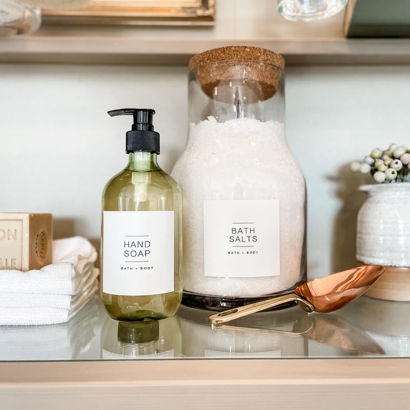 Bathroom Labels - Etsy