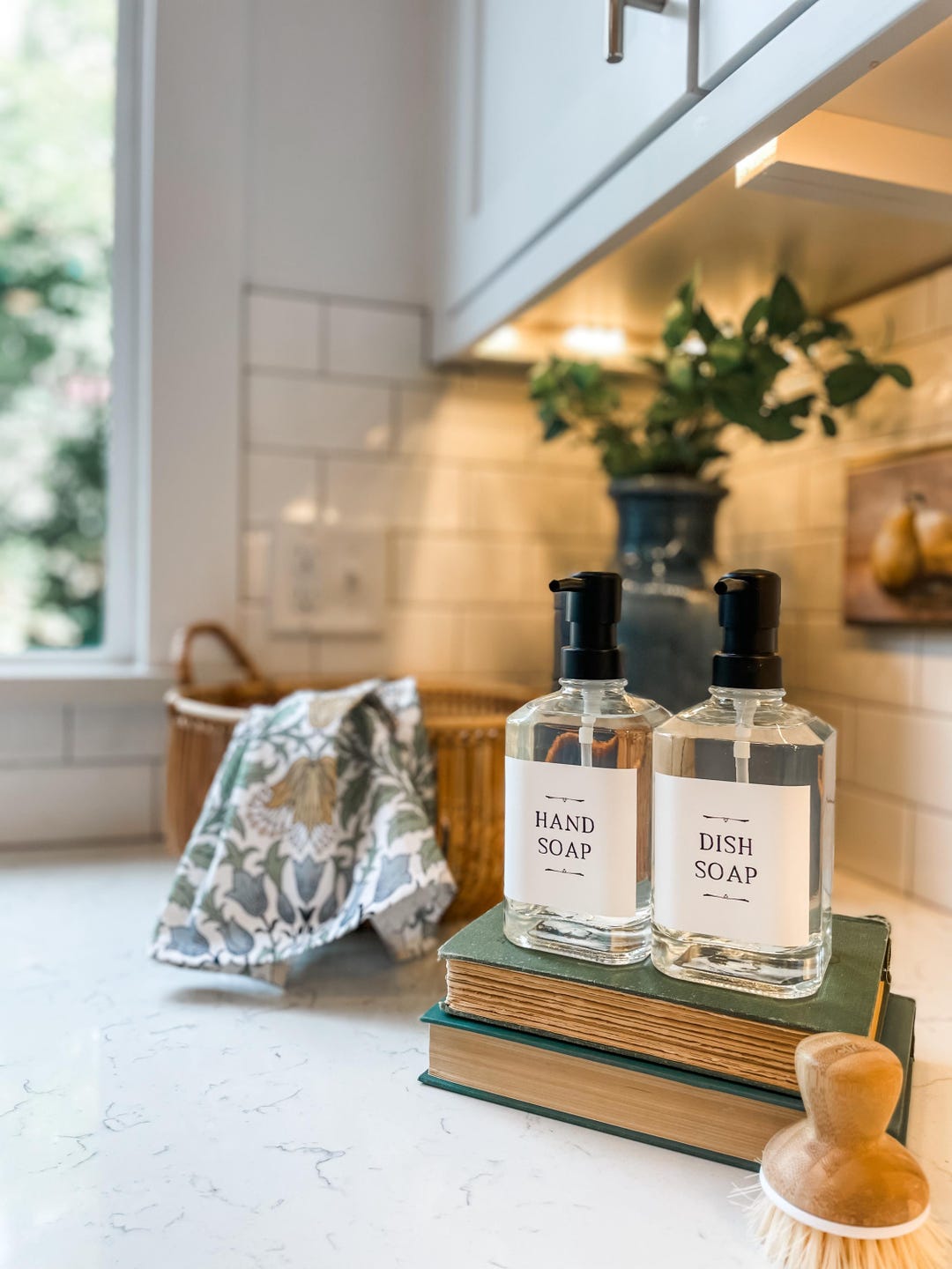 Cottagecore Hand Dish Soap Labels Water and Oil Resistant Stickers by ...