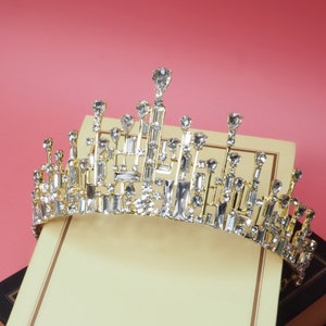 The Castle Tiara Disney Castle Gold - Etsy