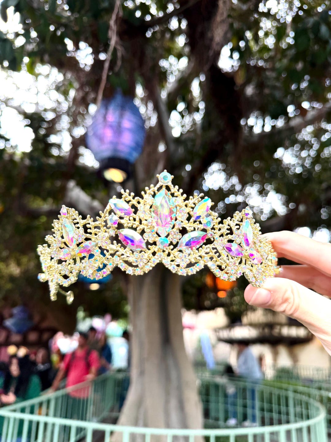 The Rapunzel Tiara - Disney - Gold Iridescent - Etsy