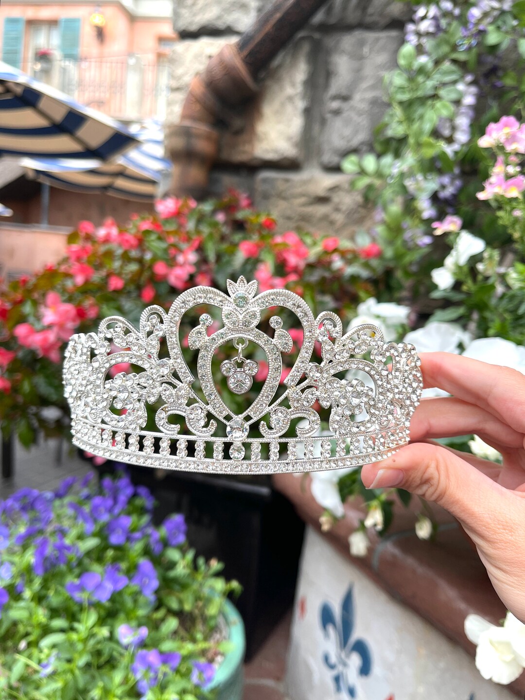 The Sweetheart Celebration Mickey Mouse Rhinestone Drop Tiara - Disney ...