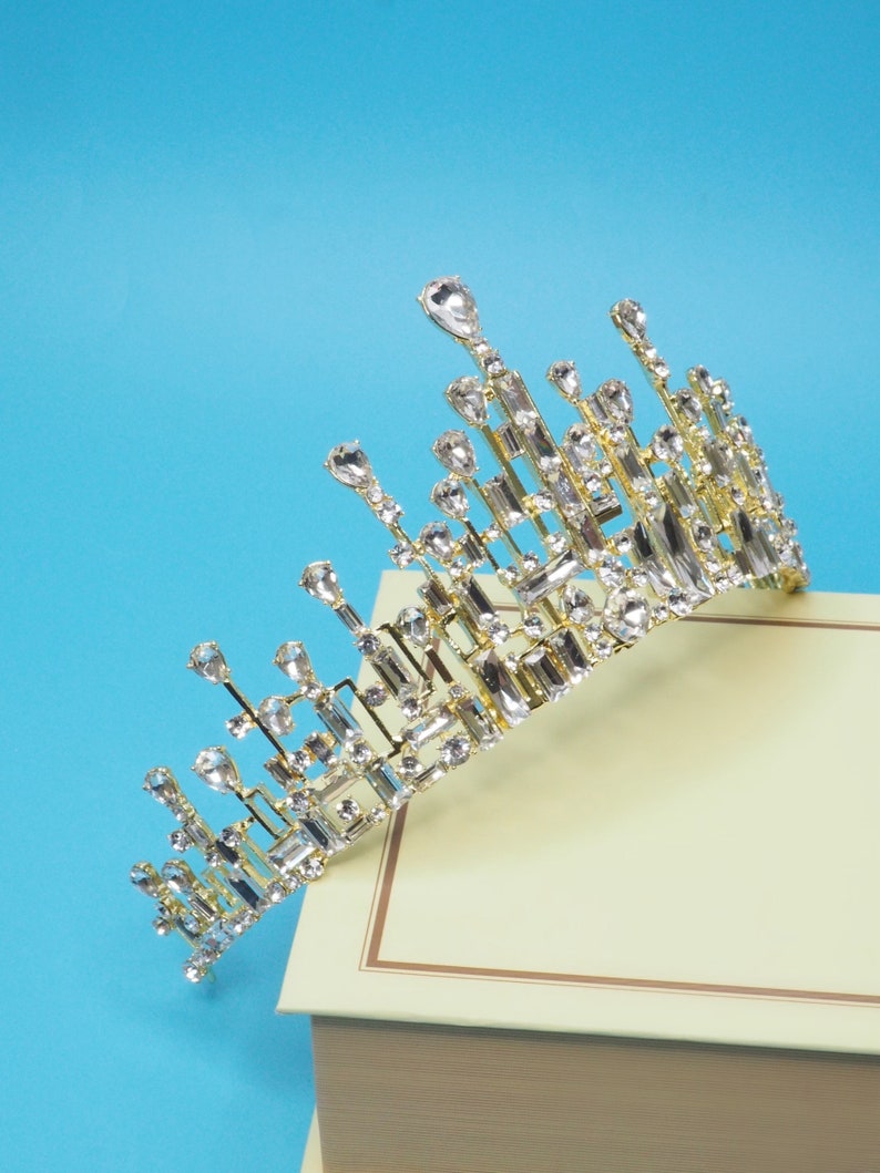 The Castle Tiara Disney Castle Gold - Etsy