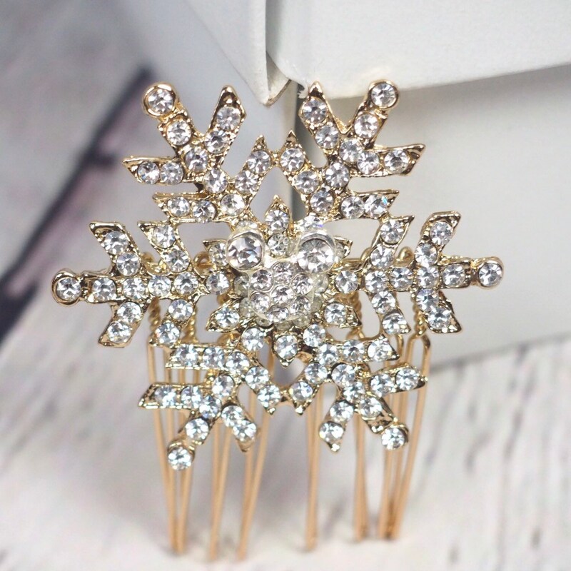 Snowflake Hair Piece - Etsy