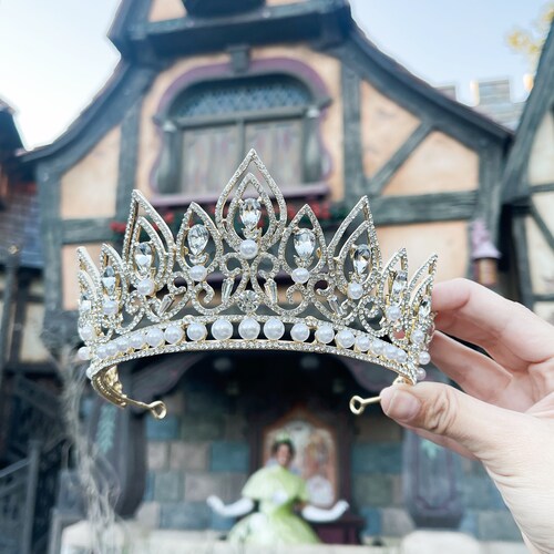 Tiana Tiara Glow in the Dark Princess and the Frog Crown | Etsy