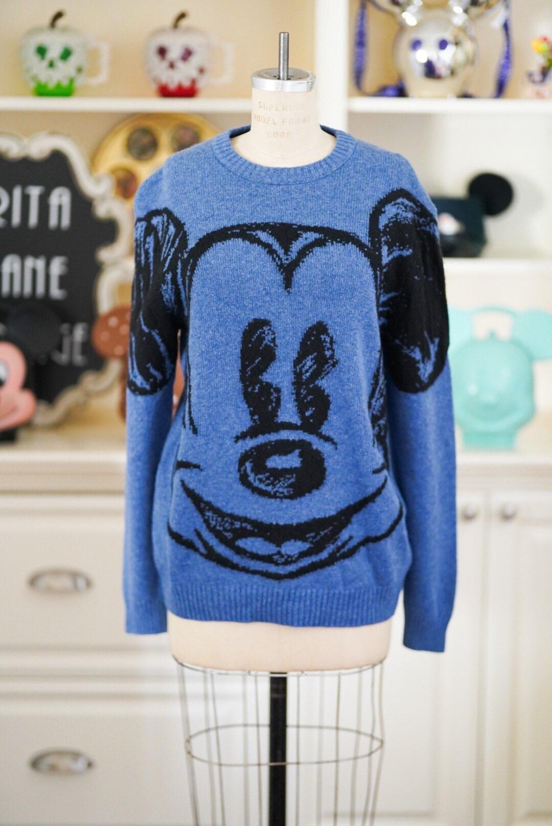 Authentic Disney Italian Mickey Mouse Sketch Sweater (M-L) - Etsy