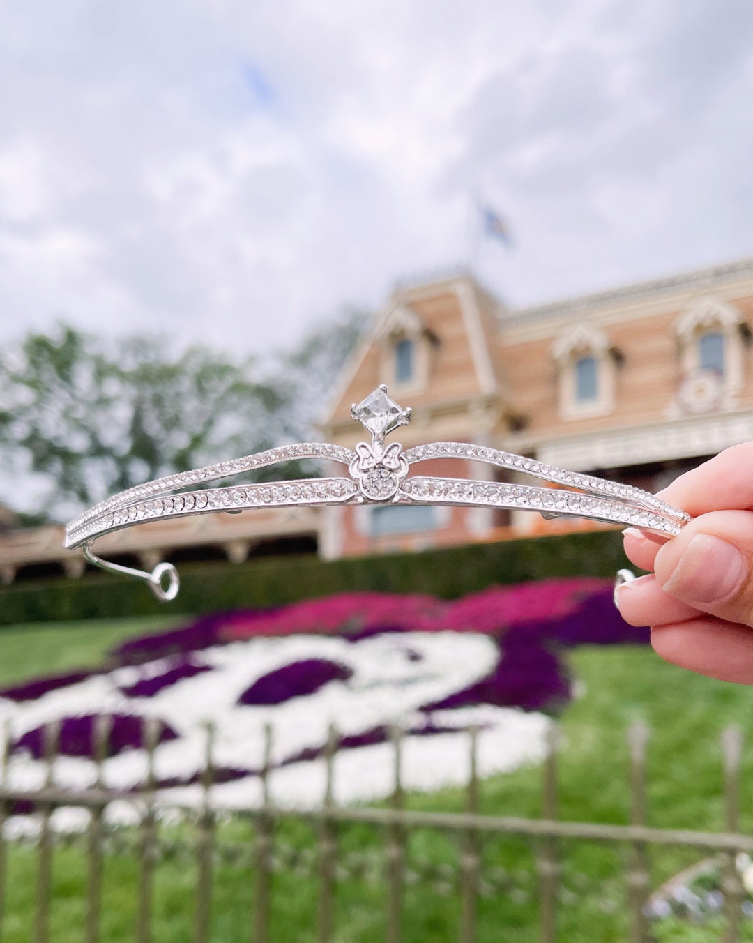 The Minnie Mouse Rhinestone Ear Tiara Disney - Etsy